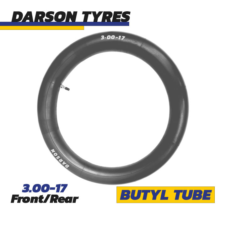 Butyl Tube 3.00-17 for 125cc Motorcycle Tyre - Darson Tyres and Tubes ...