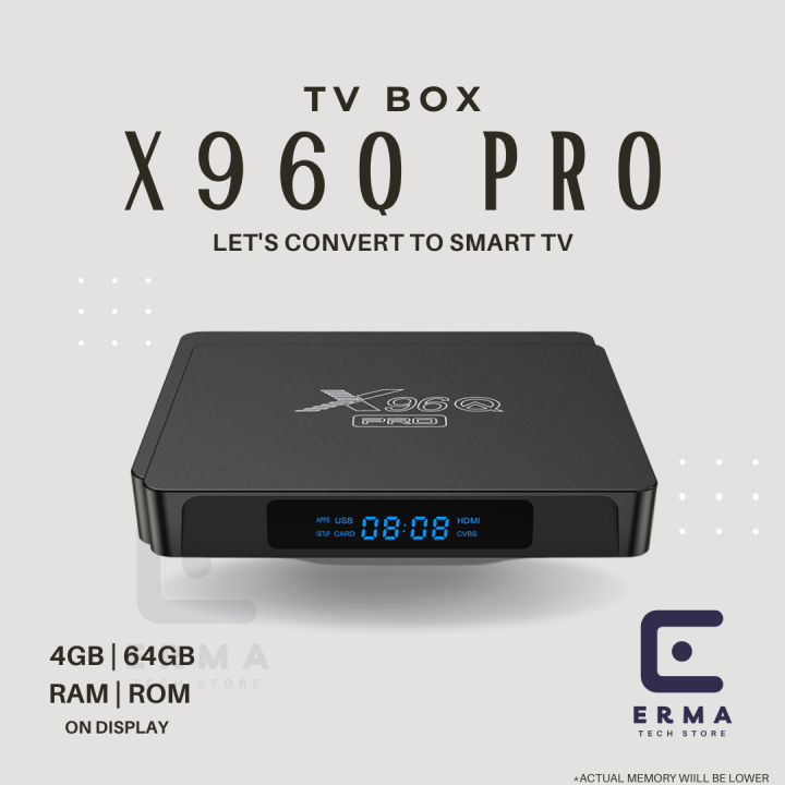 X96Q Pro 4K Ultra HD Android TV Box, WIFI, HD Streaming | Daraz.pk