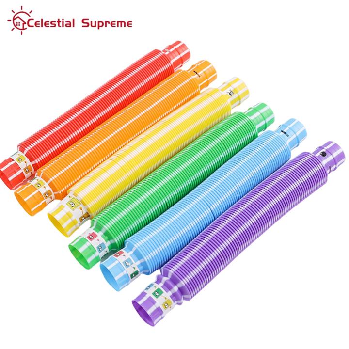 Telescopic Tube Toy Colorful LED Telescopic Tube Sensory Toys | Daraz.pk