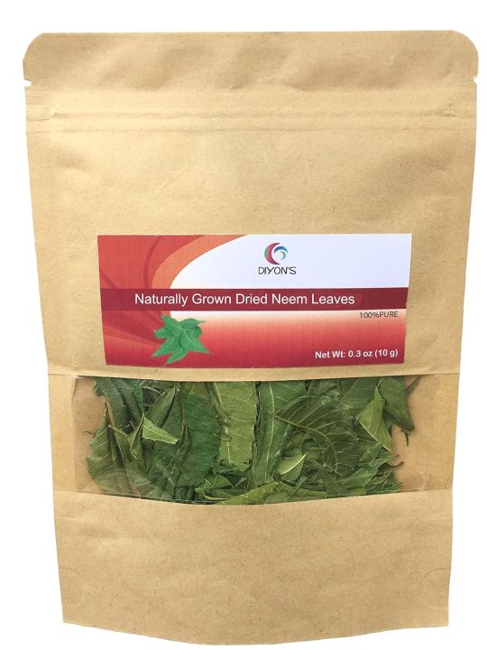 Naturally Grown whole air dried neem leaves 0.3 oz (10 g) | Daraz.pk