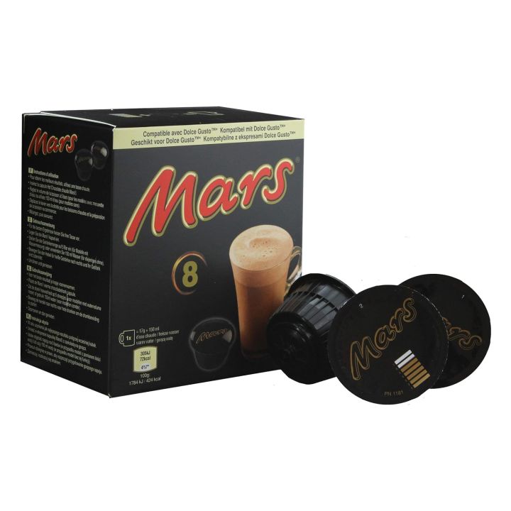 Chocolate | Mars hot chocolate drink pods | 8 capscule inside ...