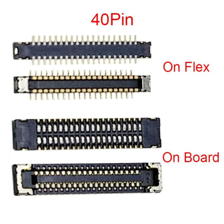 2pcs 40pin LCD Display FPC Connector On Board For Xiaomi POCO Pocophone ...