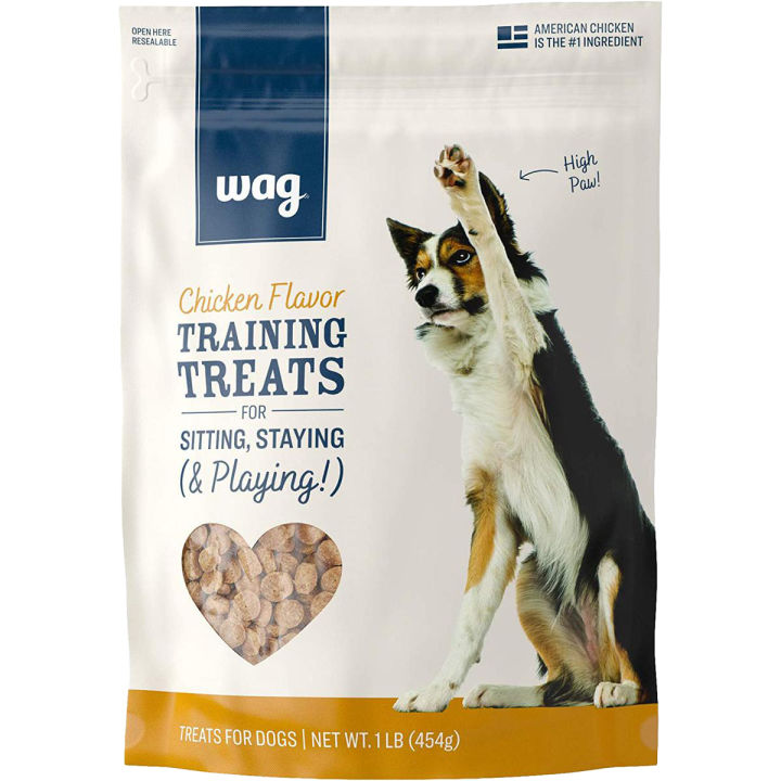 Wag Chicken Flavor Training Treats for Dogs, 500g. Bag (16 oz) | Daraz.pk