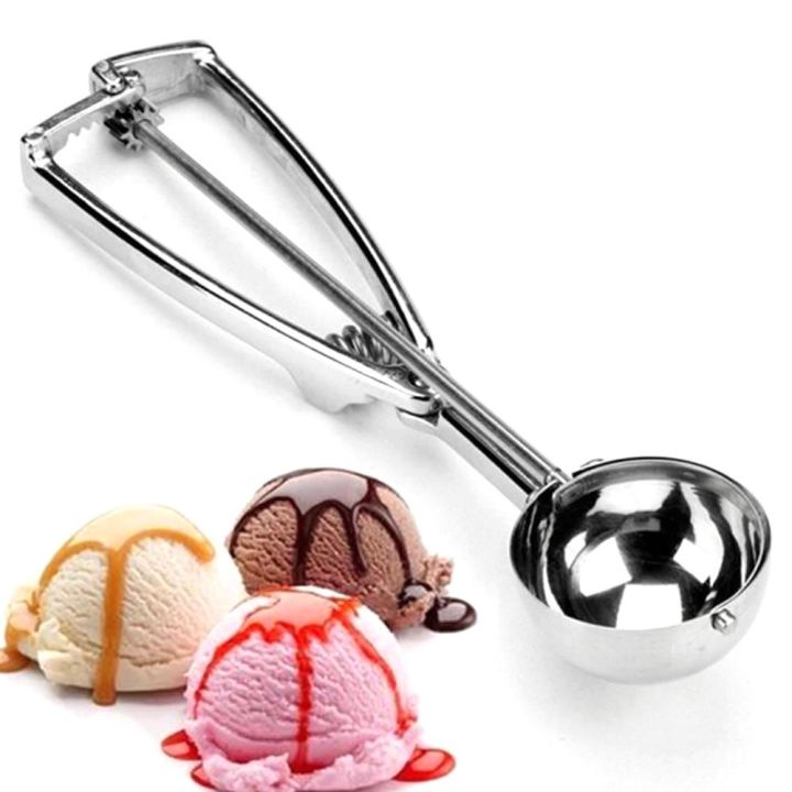 RN Ice Cream Scoop Stainless Steel Ice Cream Scoops with Trigger ...