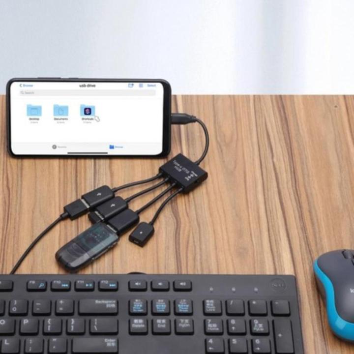 Micro USB Adapter OTG Cable USB Male to USB Micro Female Adapter Hub ...