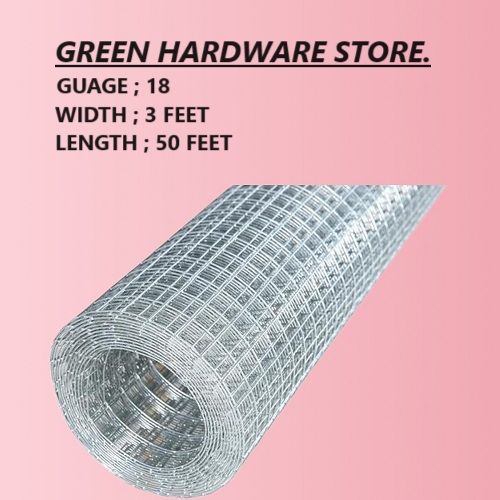 China Wire Mesh (Jali) 3 Feet Height , length 50 feet Guage-18 | Daraz.pk