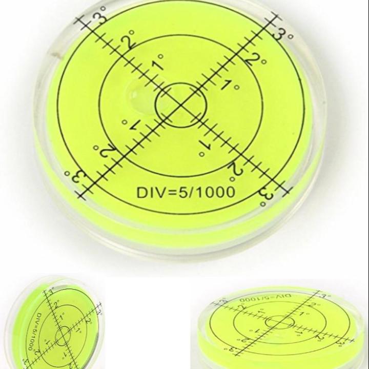 Bubble Spirit Level Circular Bullseye Inclinometer measuring level ...