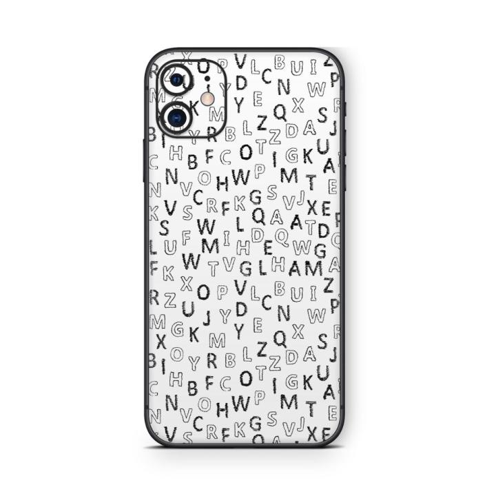 Alphabet White Skin For iPhone 11, 11 pro, 11 pro max | Daraz.pk