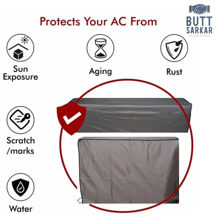 AC Dust Cover 1 Ton 1.5 Ton 2 Ton inverter Ac And Simple Ac Cabinet ...
