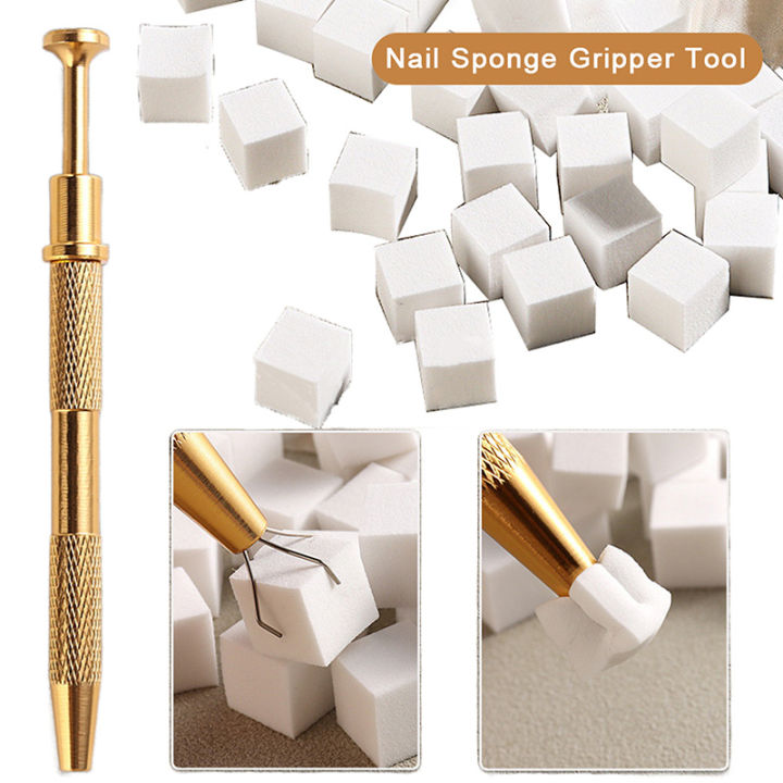 50Pcs Nail Gradient Sponge White Tofu Blocks Powder Puff Multi Sided ...