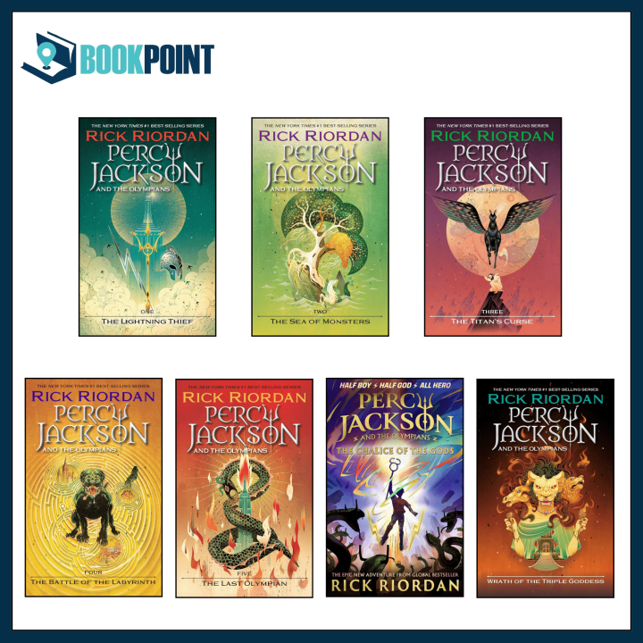 Percy Jackson and the Olympians (7 book series) by Rick Riordan (Author ...