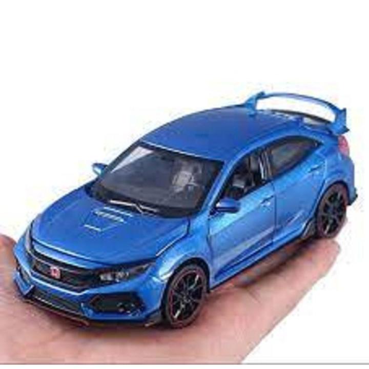 Die Cast Diecast car 1:32 Alloy Car Honda Civic Type R Model Toy Pull ...