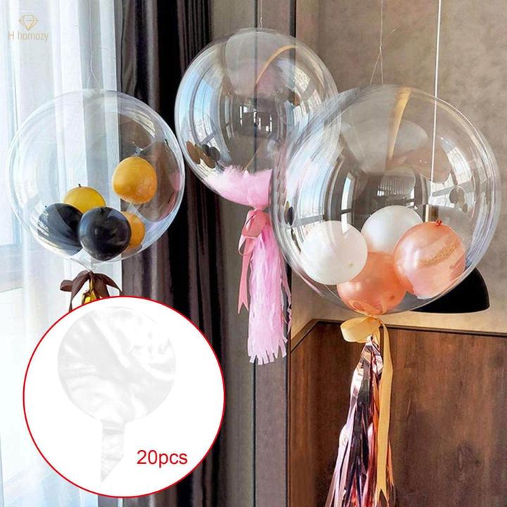 Creative Clear Bobo Balloons Party Supplies Transparent Bubble Bobo ...
