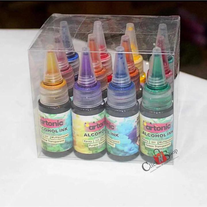 Alcohol Ink Set Perfect For Epoxy, DIY, Multipurpose Vibrant Colors ...