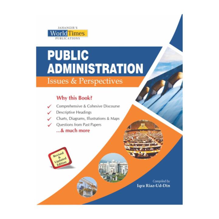 Public Administration for CSS , PMS PCS by Iqra Riaz Uddin Jahangir ...