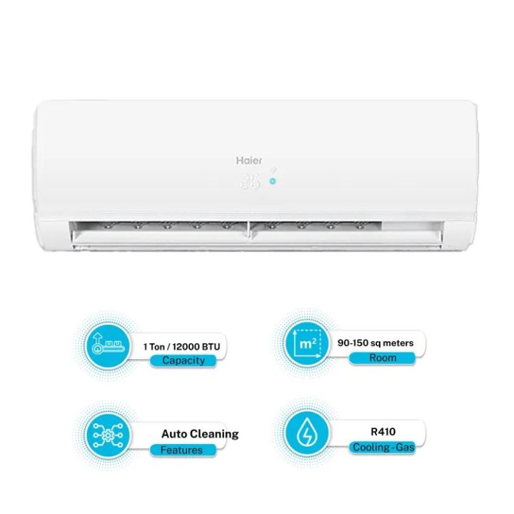 Haier Air Conditioner 1 Ton – 12 HFC Heat & Cool Inverter | Wi Fi ...