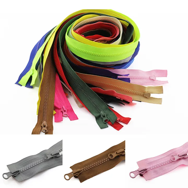 1pc 5 Resin Zipper Down Jacket Double Zippers Clothes Long Zipper ...