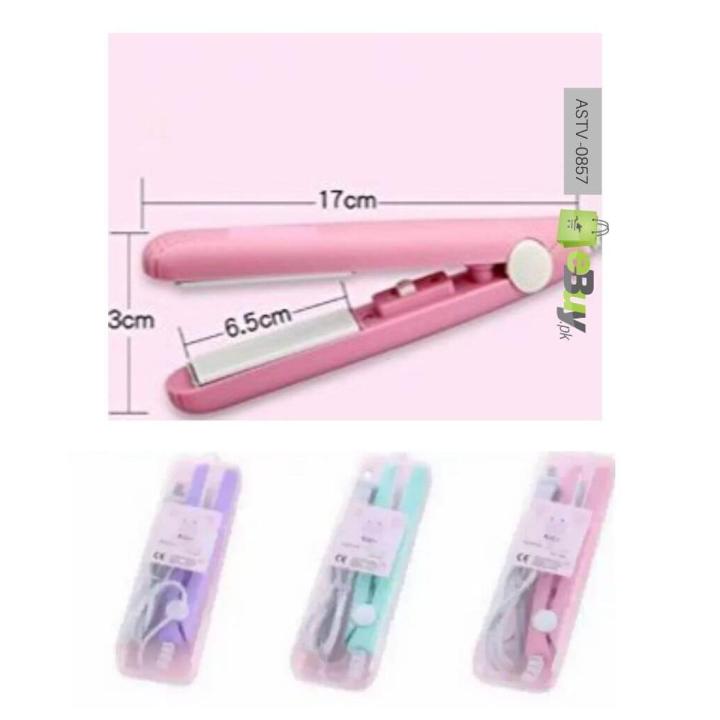 Mini Hair Straightener 2 in 1 /Mini Ceramic flat Iron/ Straightening ...