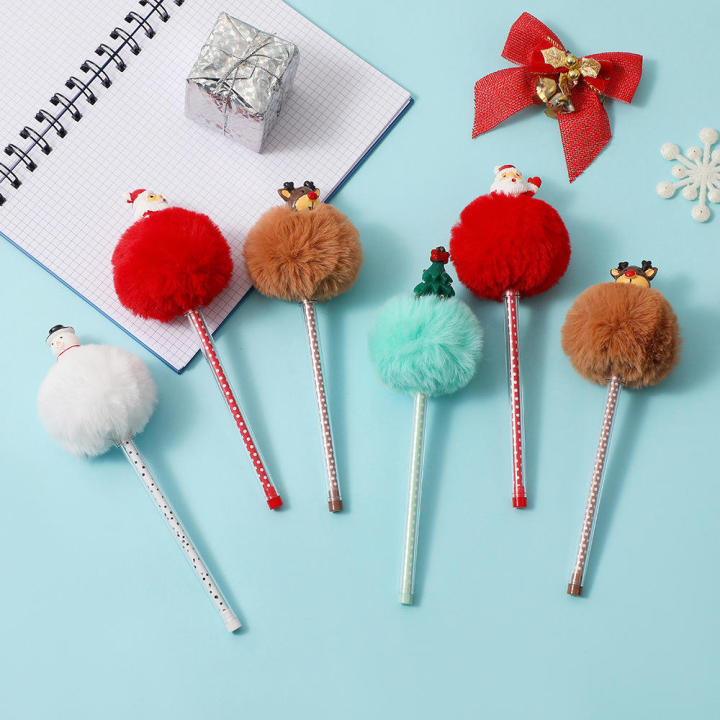 Plush Furball Pen Ballpoint Pen Cartoon Pen Signature Pen Stationery ...