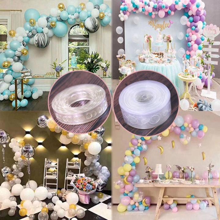 Ready Stock 5M Single/Double Hole Balloon Chain Wedding Room Layout ...