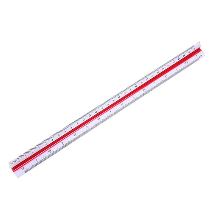 1:20 1:25 1:50 1:75 1:100 1:125 Plastic Triangular Scale Ruler | Daraz.pk