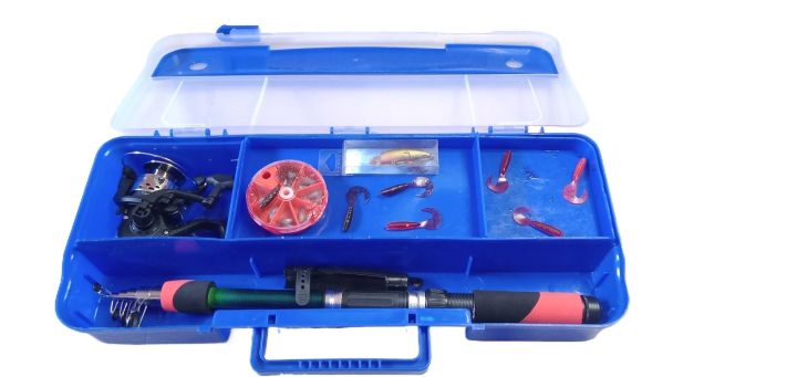 Telescopic Fishing Rod Combo Full Kit Fishing Tackle Kits Set Spinning ...