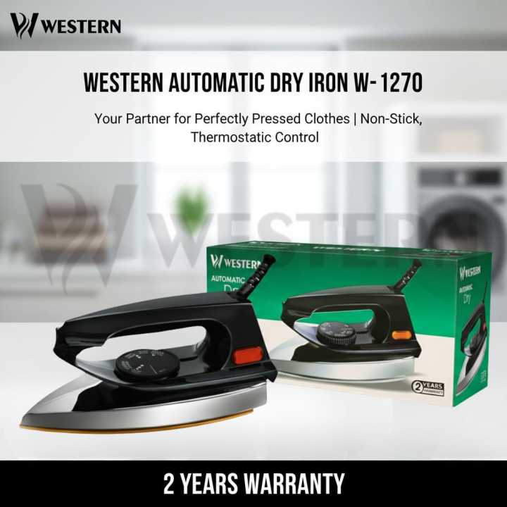 Western Automatic Dry Iron W-1270 – Iron – Istiri – Dry Iron for ...