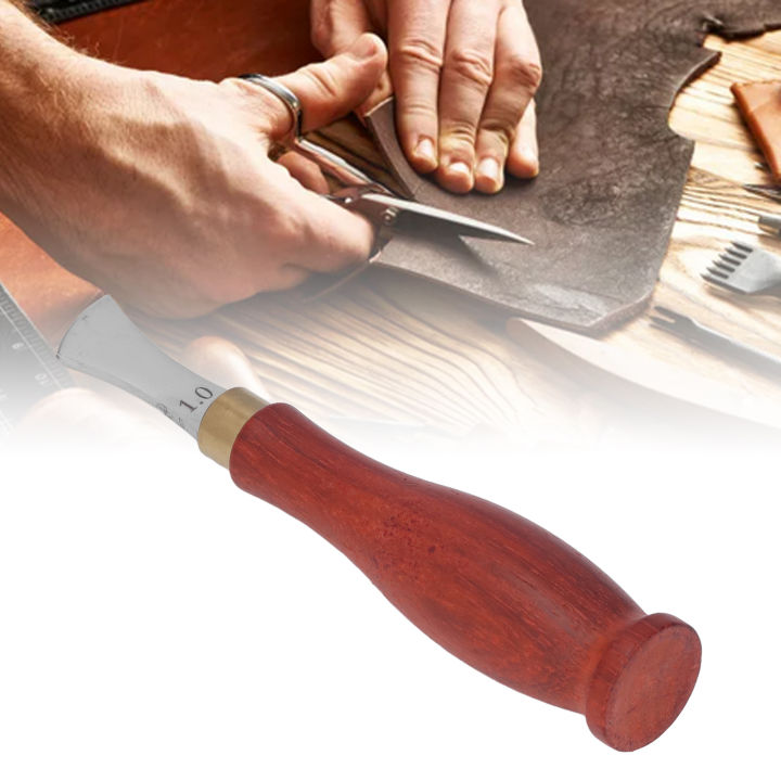 1mm Leather Edger Stainless Steel Rustproof Polished Shallow Notch ...