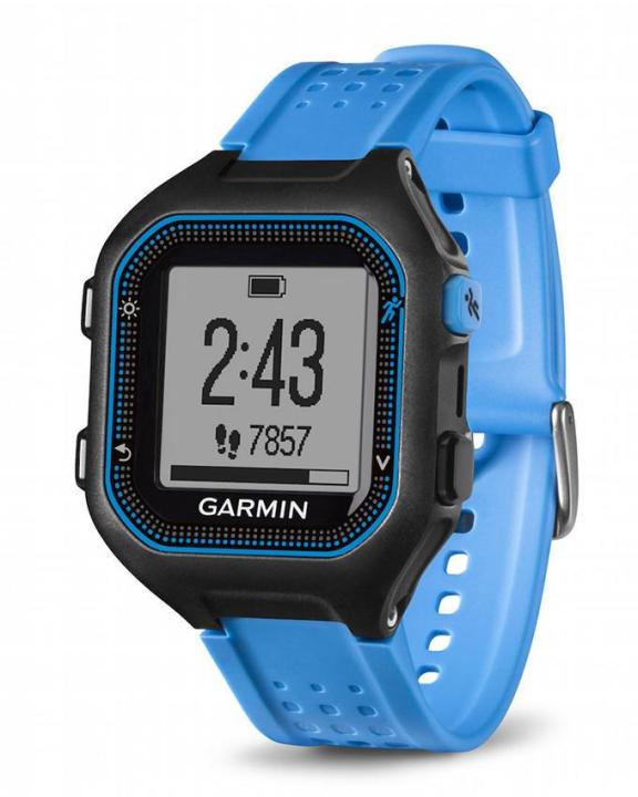 Forerunner 25 Running Watch with Heart Rate Monitor - Black and Blue ...