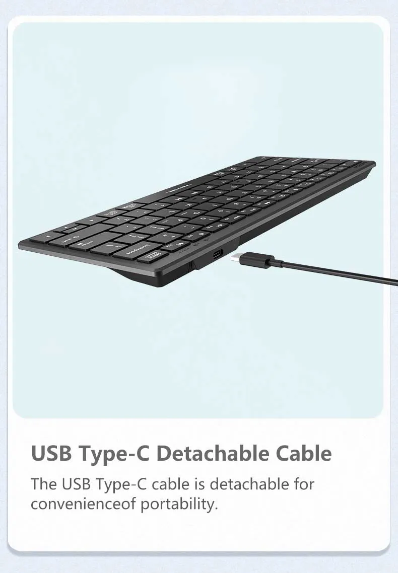 A4tech Fstyler FX51 Scissor Switch Compact Wired Keyboard - Detachable ...