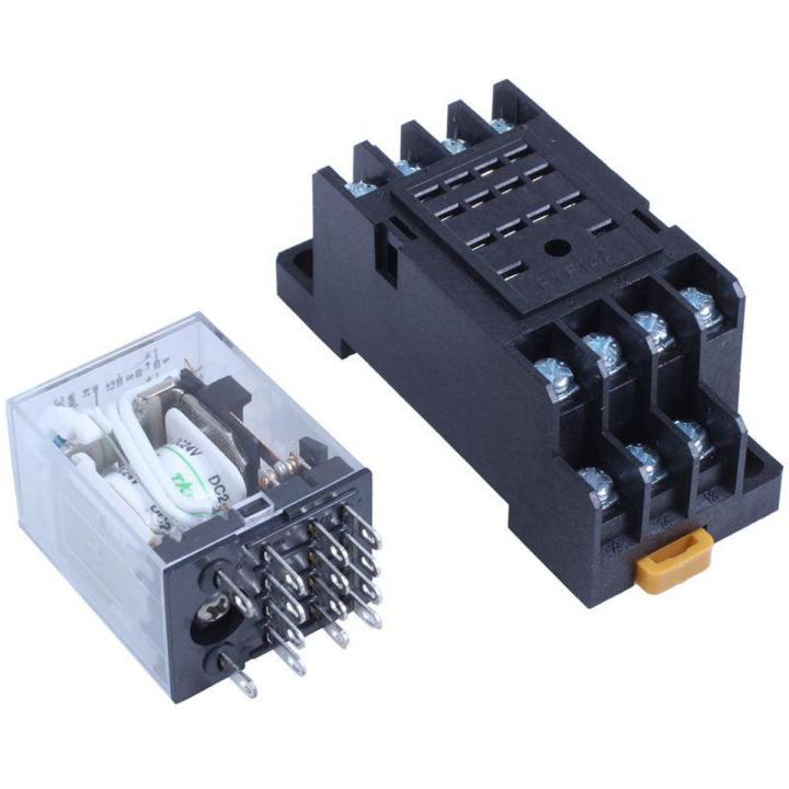 DC 24V Coil Volt 4PDT 14 Pin Terminal Electromagnetic Relay HH54P | Daraz.pk