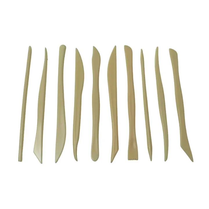 Plastic Pottery and Clay Sculpting Tool 10-Piece Set 006 , Multi ...