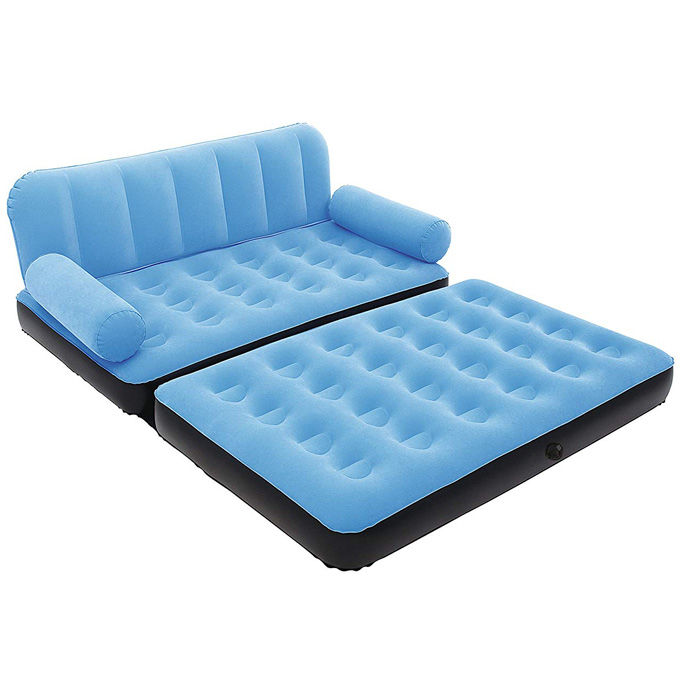 Bestway 67356 74" x 60" x 25" floding sofa chair inflatable bedroom ...