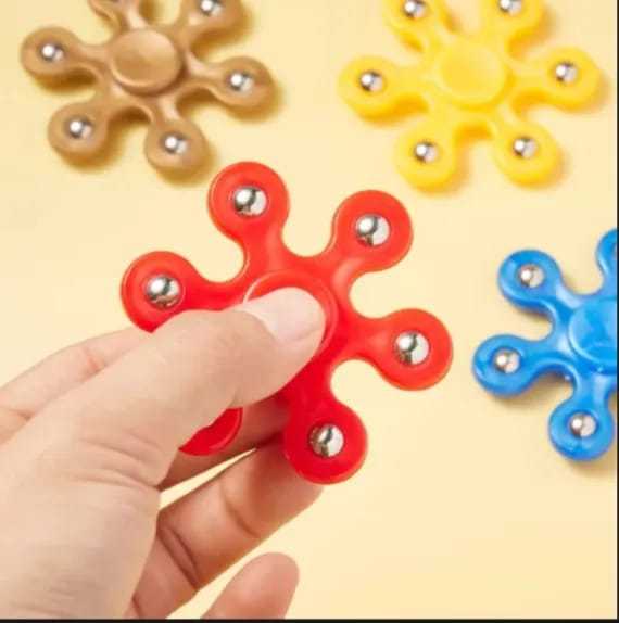 PACK OF 2 Fidget Spinner for Boys and Girls design Play Stress Release ...