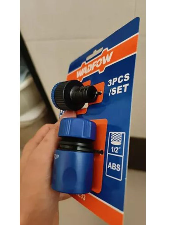 WADFOW 3PCS Garden Hose Quick Connector Set – Leak-Proof, Rust-Free ...