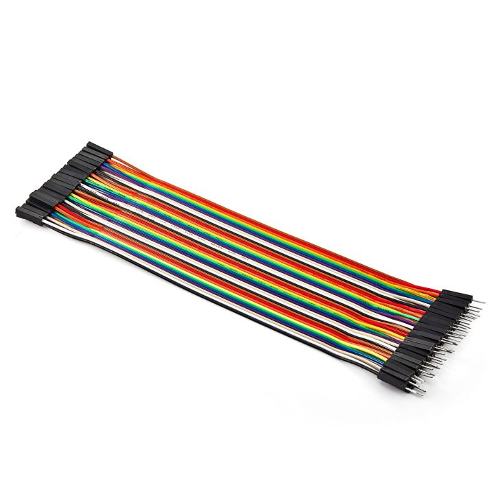 Female to Female 20cm 40P DuPont line jumper wires | Daraz.pk