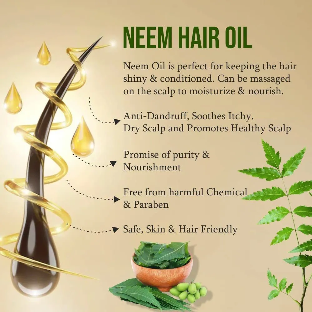 Organic Neem Oil 30 ml 100% Pure - Roghan E Neem - Rogan e Neam ...