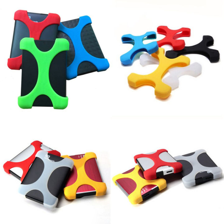 2.5" Portable External Hard Disk Drive Bag Carry Case Cover Silicon ...