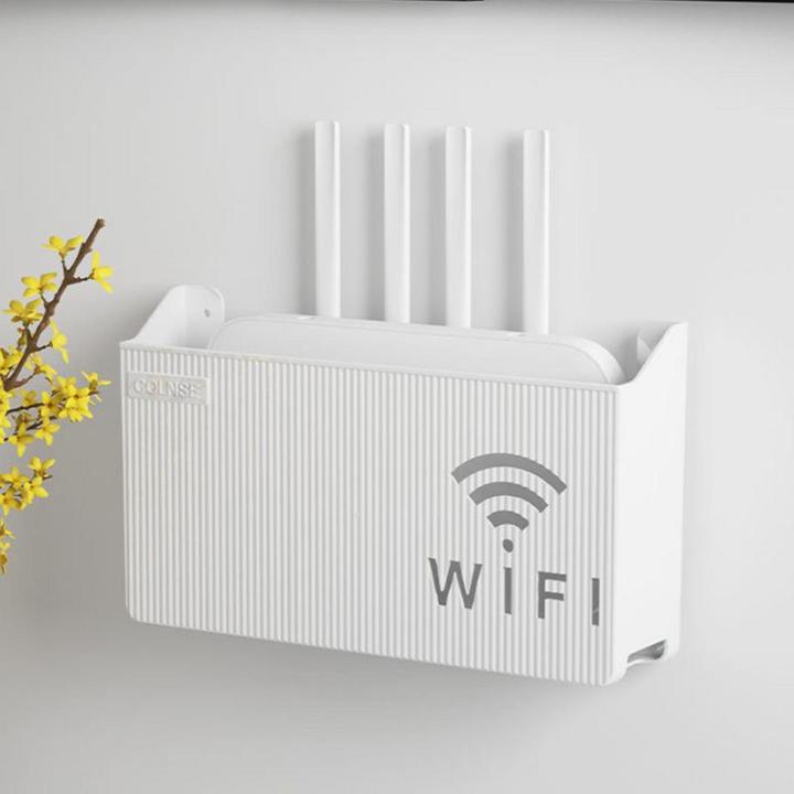 Wall Mounted Wifi Storage Box,Wall Hanging Wireless Wifi Router Shelf ...