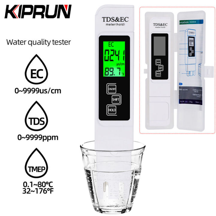 【ThinkWay】 Digital Water Quality Tester，Portable 3 In1 TDS/Temp/EC ...