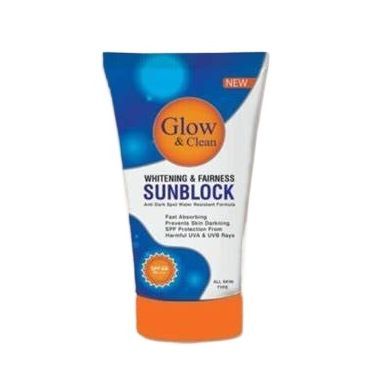 Glow & Clean Whitening and Fairness Sunblock SPF 60 Anti Dark Spot ...