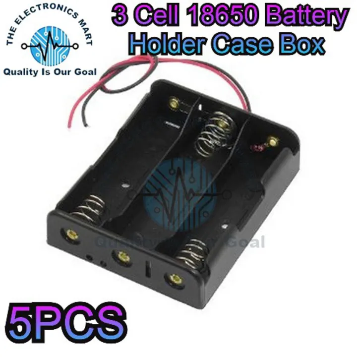 5PCS 3 Cell 18650 Battery Cell Holder Case Box In Pakistan | Daraz.pk
