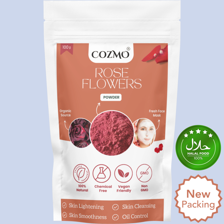 Organic Rose Flowers Powder - Dried Rose Petals Powder - Irani Dried ...