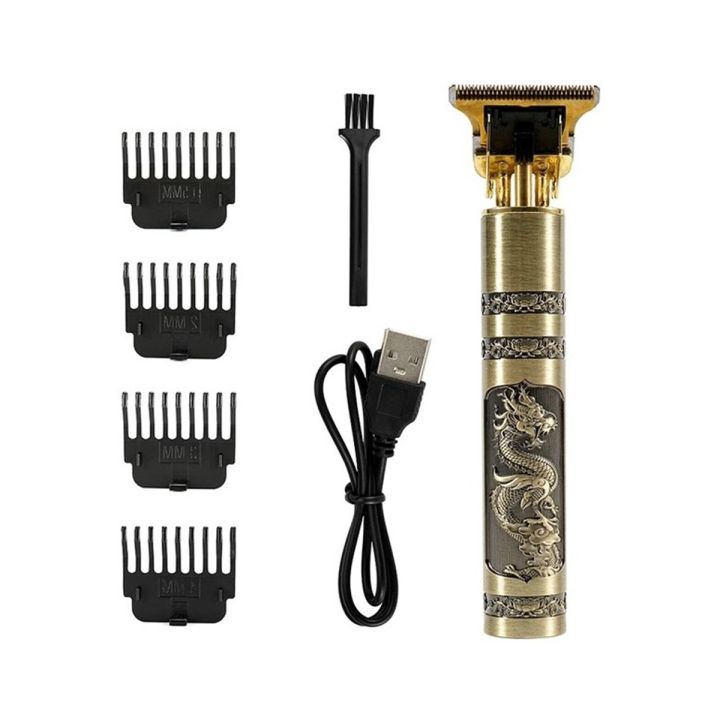 Vintage T9 Trimmer Professional Dragon Style Metal Rechargeable ...