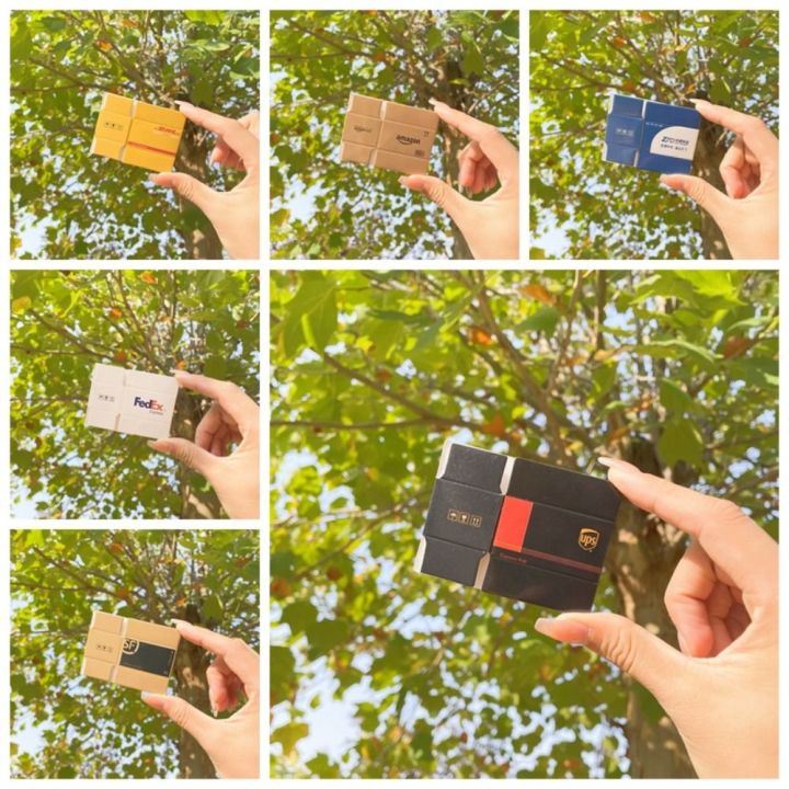 Decoration Miniature Mini Carton Express Box DIY Packaging Imitation ...