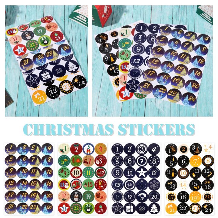 Candy Multi-Function Merry Christmas Sealing Paper Stickers Adhesive ...