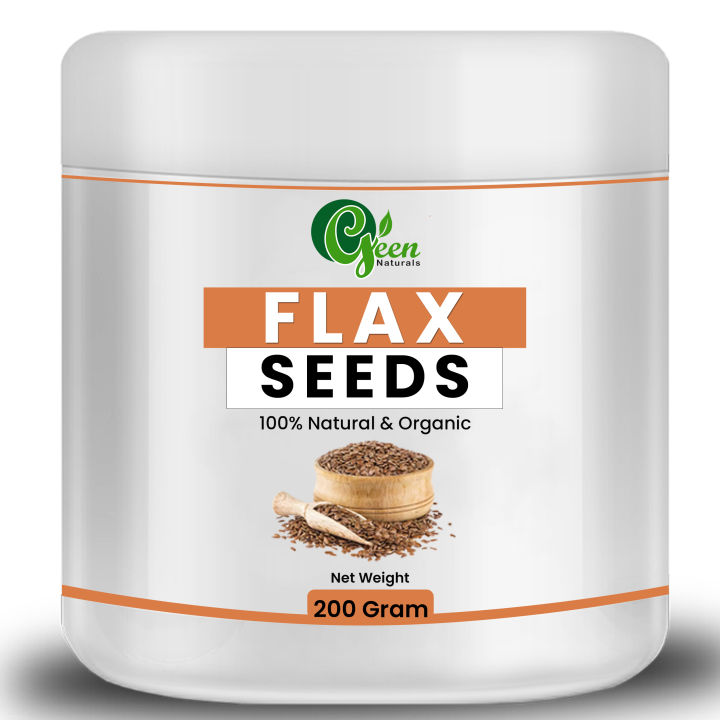 Organic Premium Quality Flax Seeds / Flex Seed / Alsi k beej - 200 Gram ...