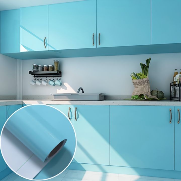 Ice Blue Vinyl Oil-Resistant Sticker Roll – Waterproof & Stain ...
