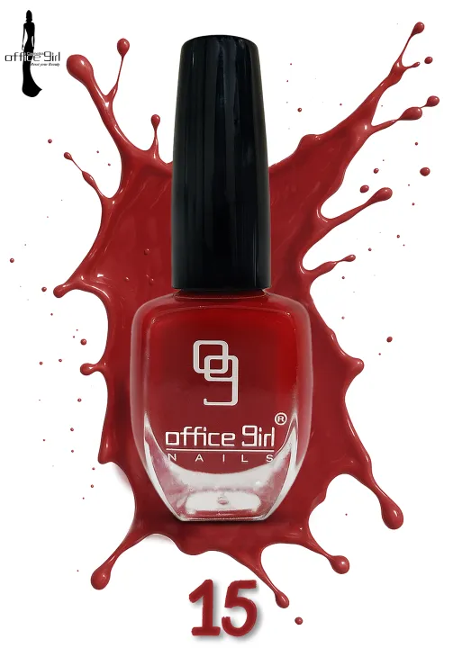 Brick Red Nail Polish 10Ml Shade 15 Office Girl Cosmetics | Daraz.pk