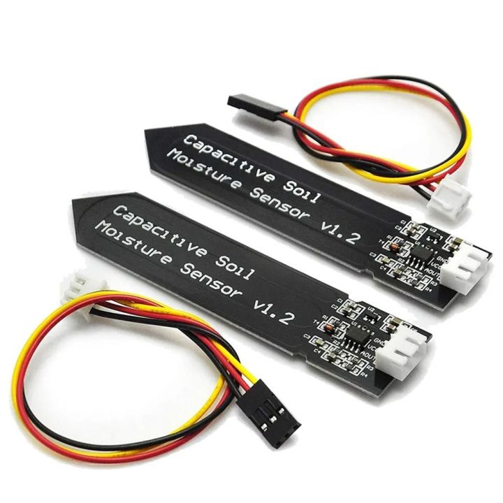 High Quality 3.3~5.5V Capacitive Soil Moisture Sensor Module Black ...